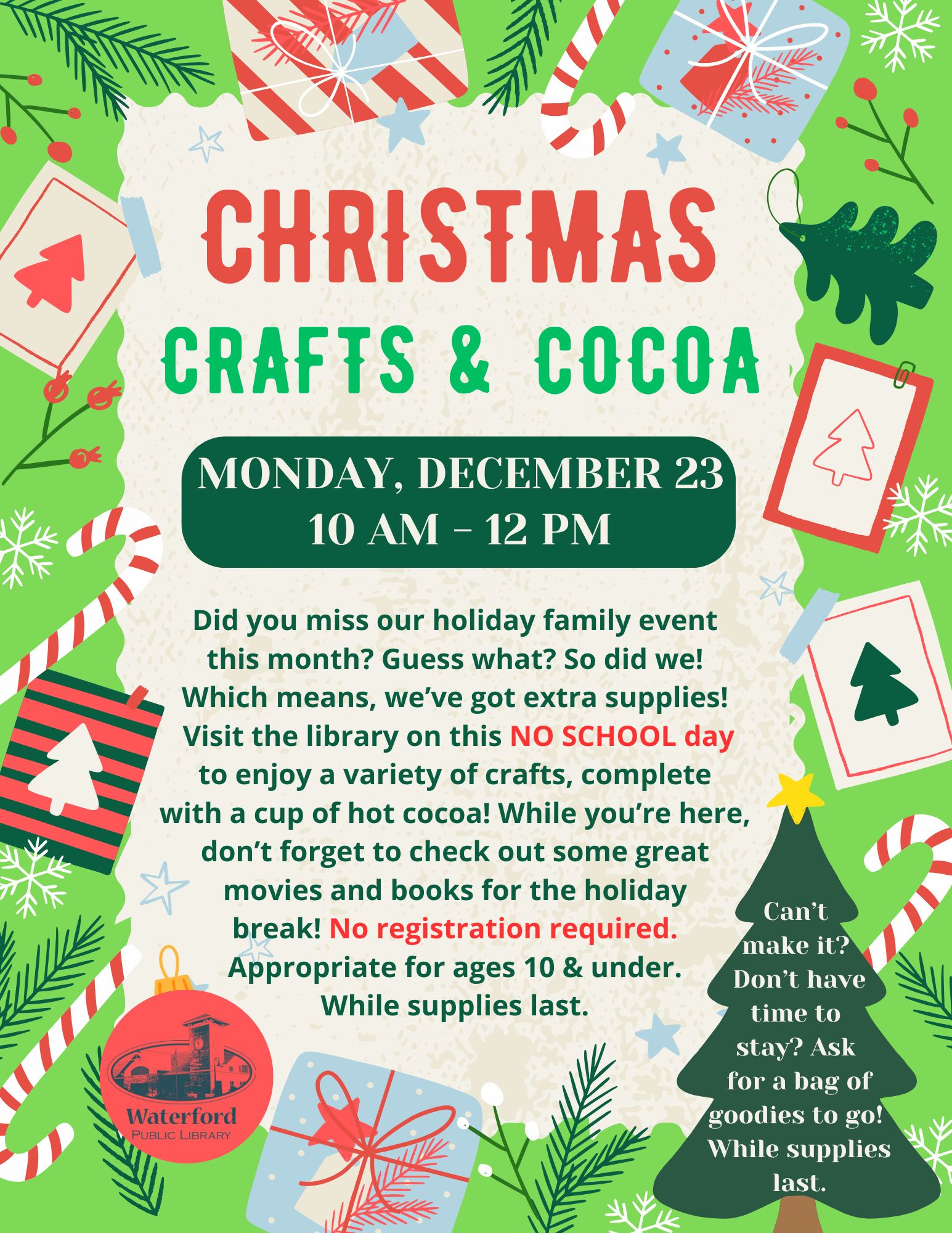 Christmas Crafts & Cocoa
