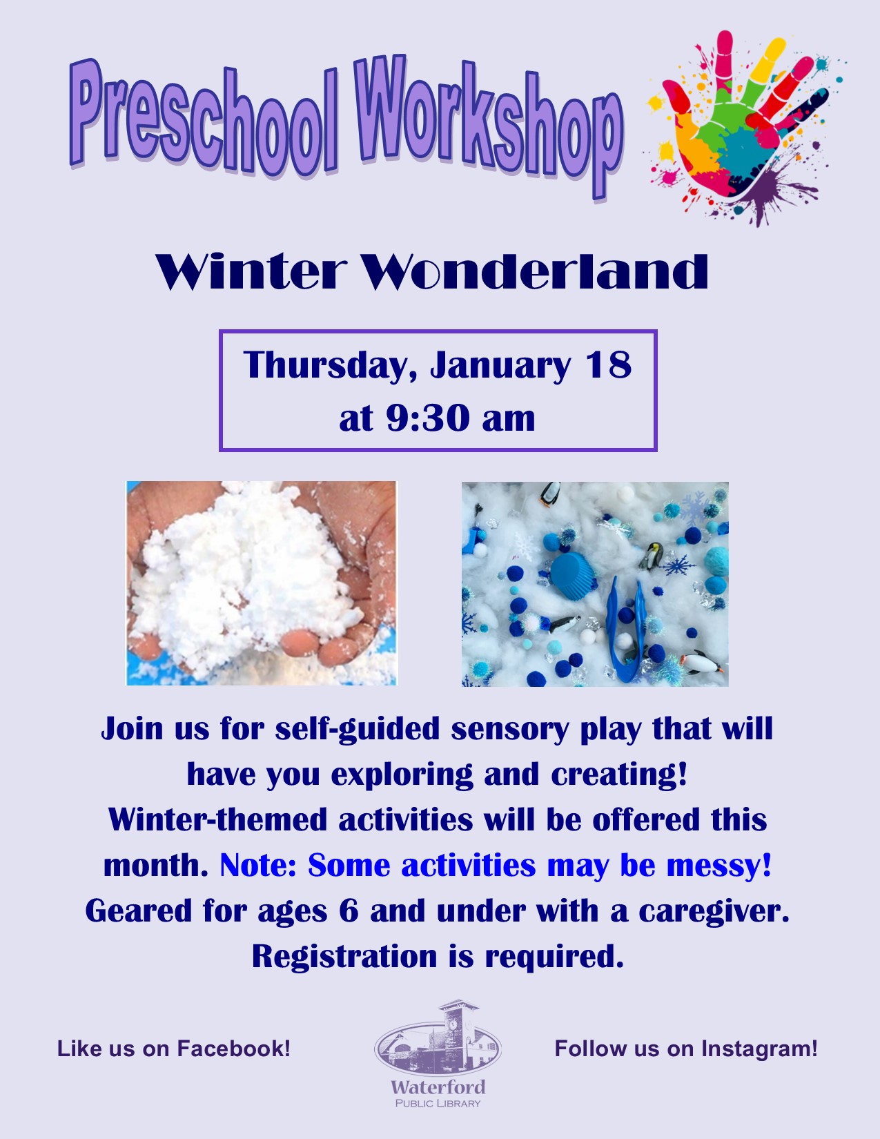 Preschool Workshop: Winter Wonderland