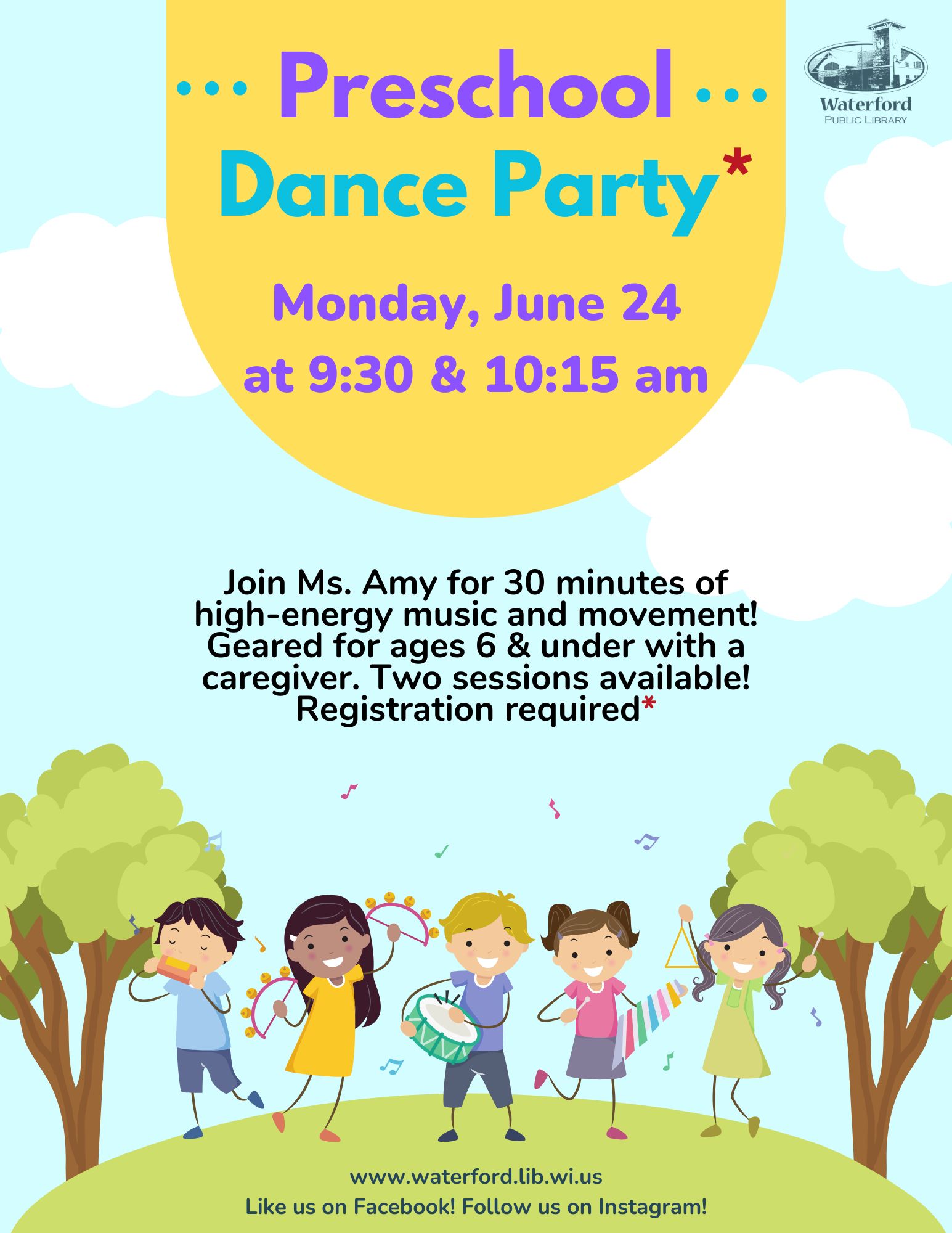 Preschool Dance Party – 2 sessions!