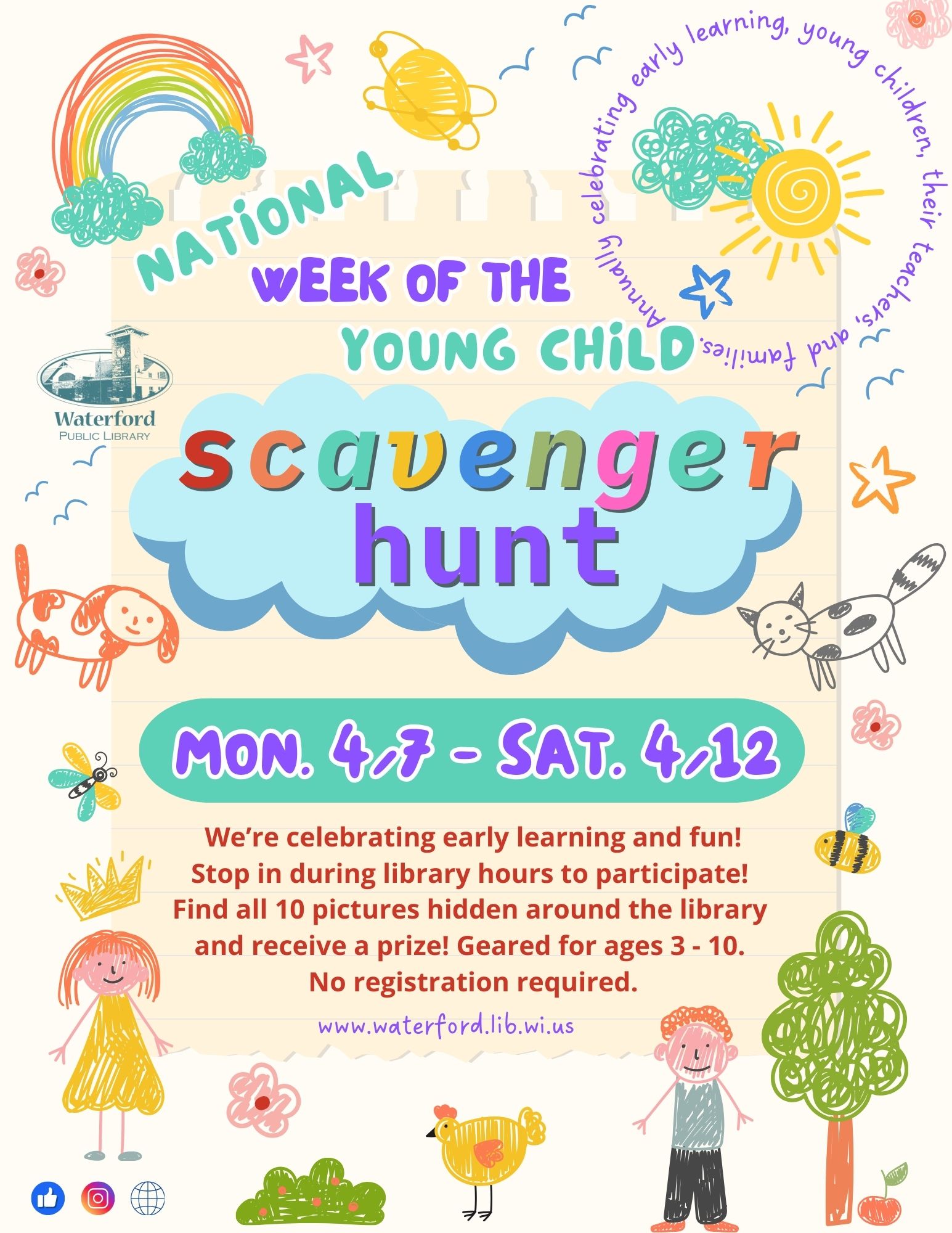 Week of the Young Child Scavenger Hunt