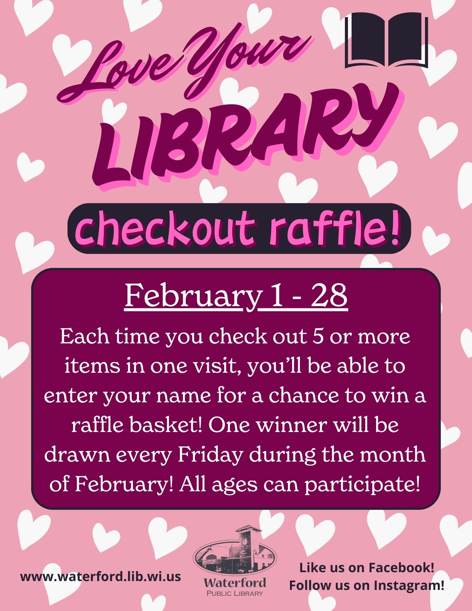 Love Your Library Checkout Raffle!