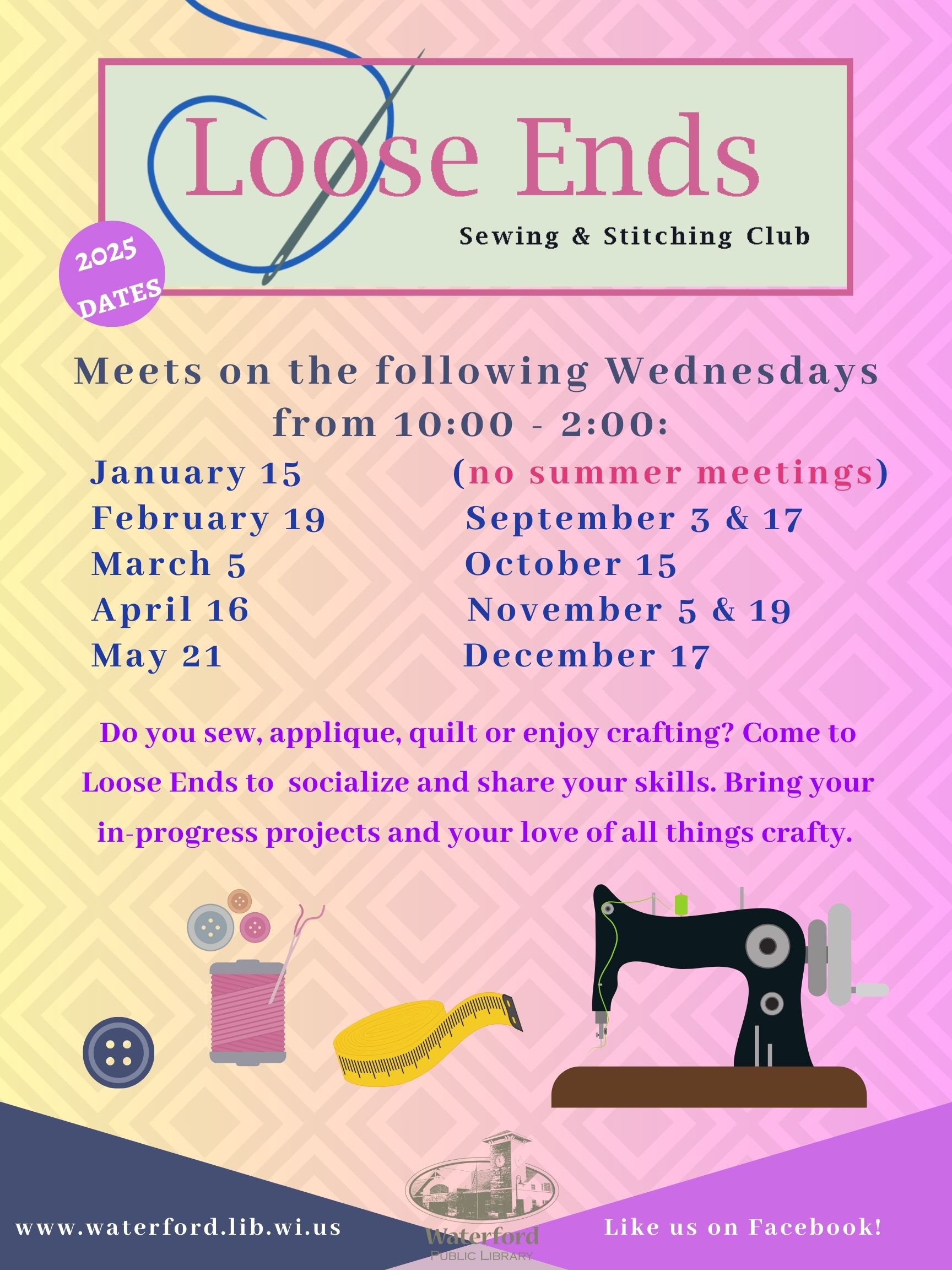 Loose Ends Sewing & Stitching Club