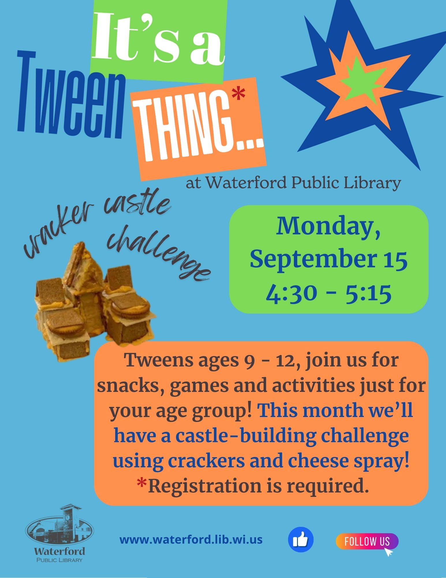 It’s a Tween Thing… Cracker Castle Challenge*