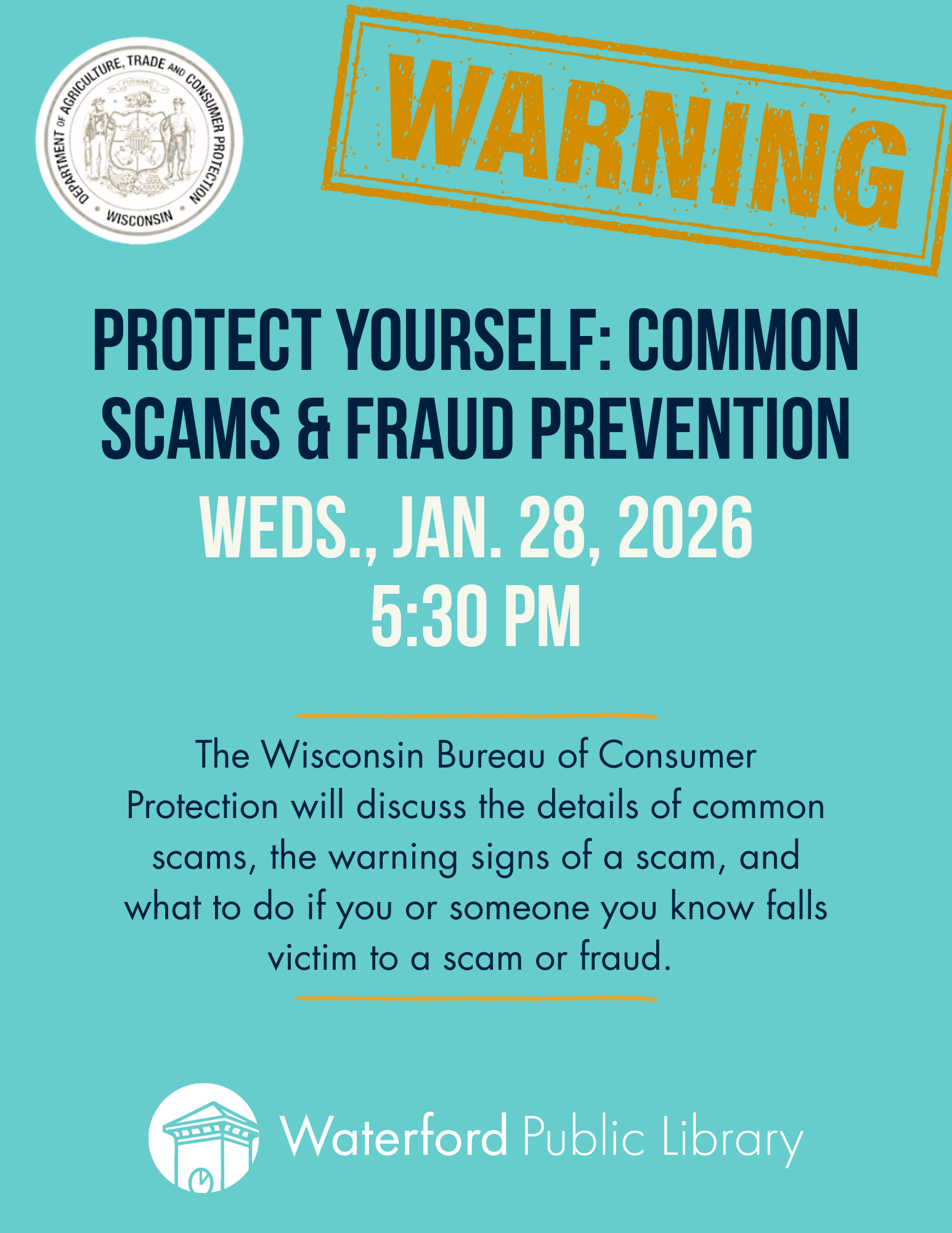 Protect Yourself: Common Scams & Fraud Prevention*